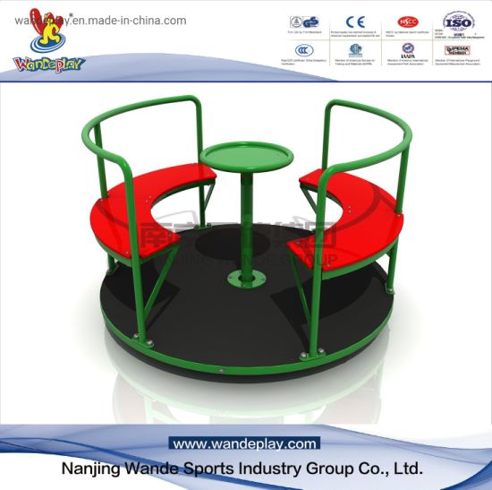 Recreational Roundabout of Outdoor Rotating Playground Equipment from ...