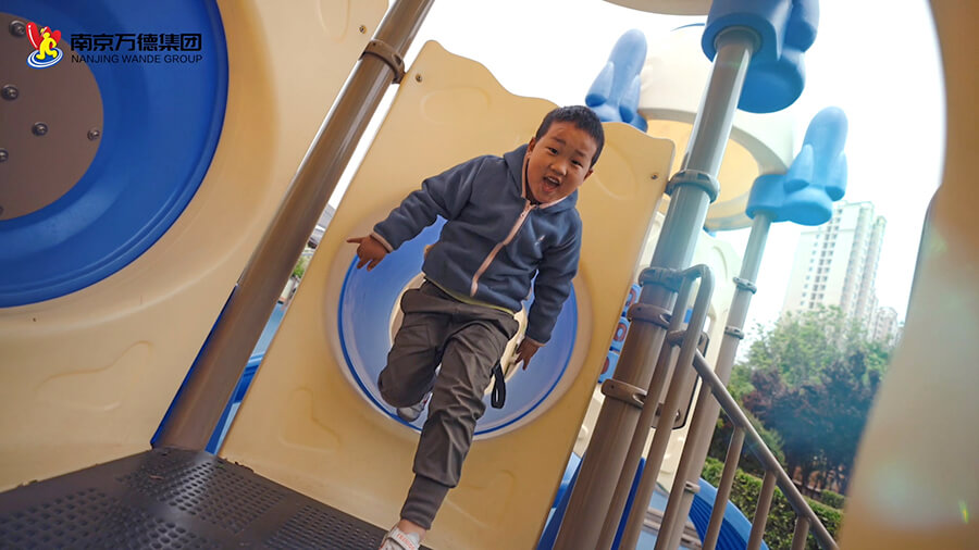 Adventure Park Outdoor Rocket Ship Unpowered Playground Slide Equipment ...